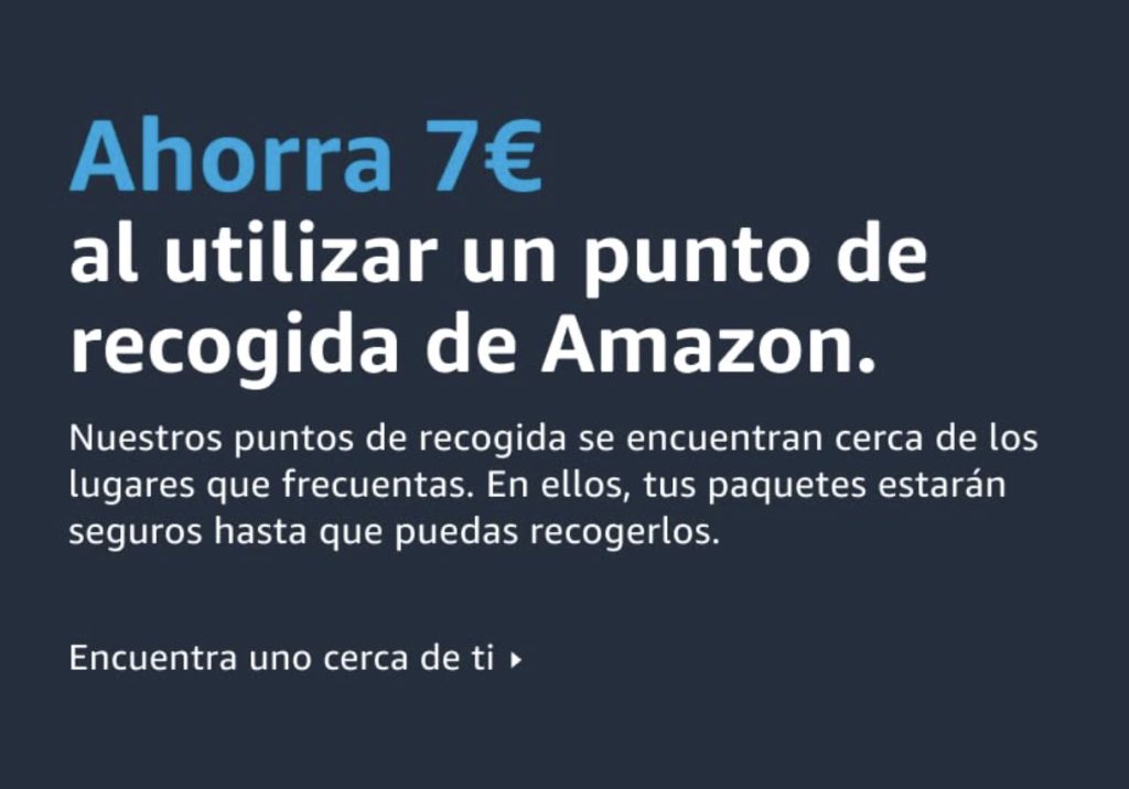 PROMOCIÓN AMAZON: 7€ de descuento por usar un punto de recogida Amazon ...