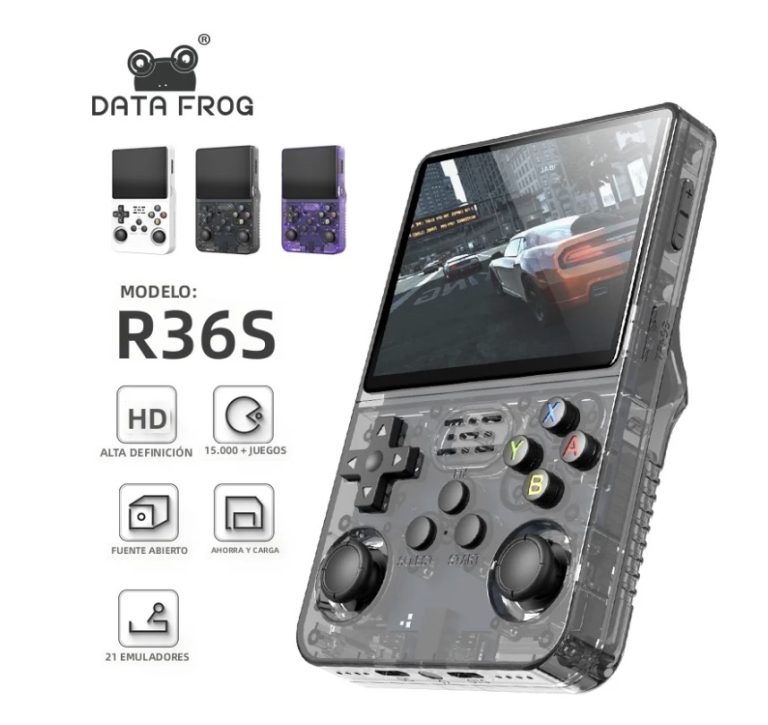 Vuelve el PRECIAZO! Consola portátil Retro Data Frog R36S 128GB a 18,4€